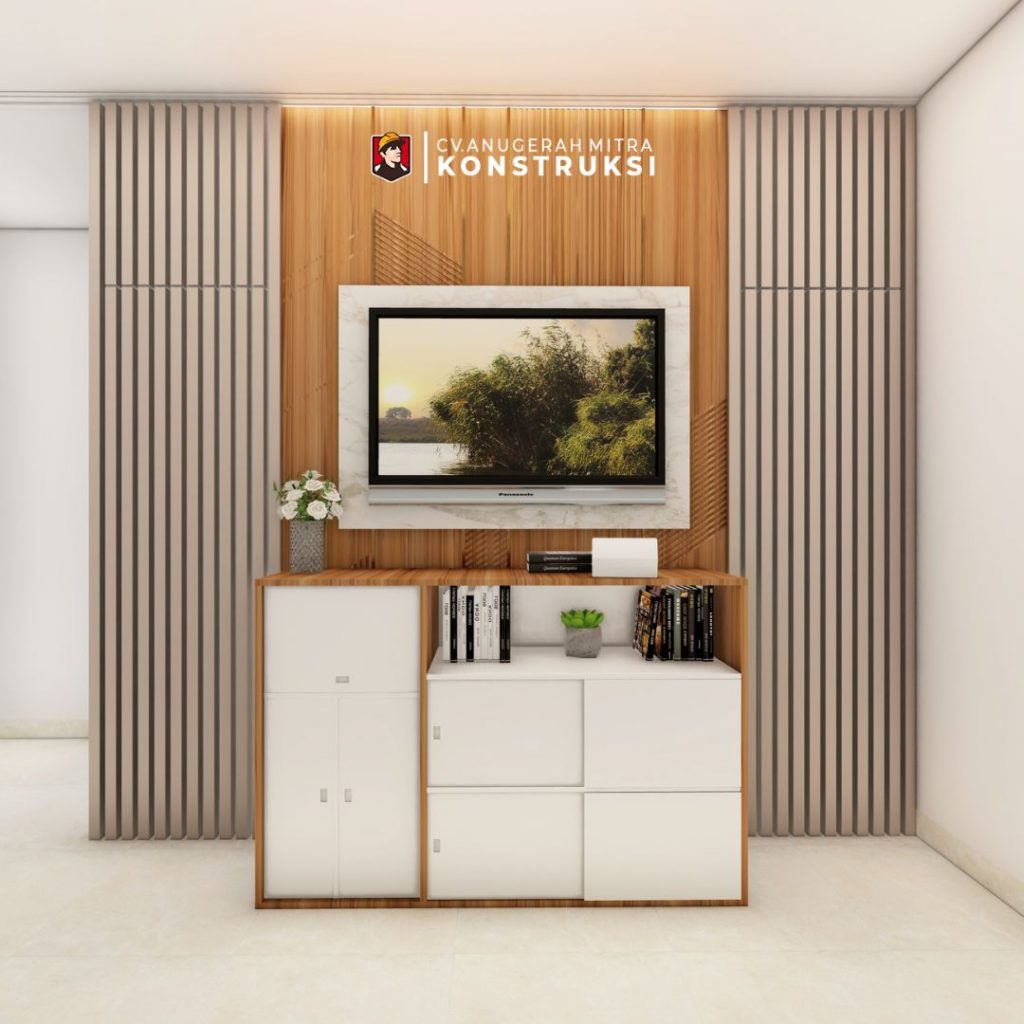 Jual Backdrop TV Minimalis MASTER TUKANG